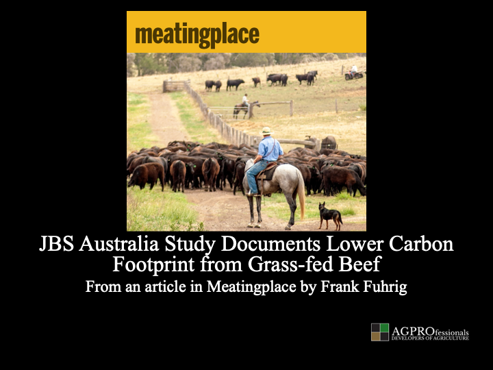 JBS Australia study documents lower carbon footprint from grass-fed ... JBS Australia study documents lower carbon footprint from grass-fed ...